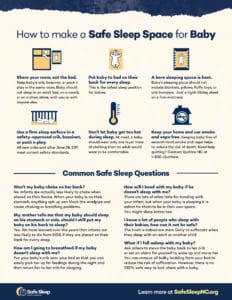 Safe Sleep Materials - Safe Sleep NC