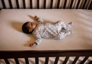 Use a firm and flat sleep surface. - Safe Sleep NC